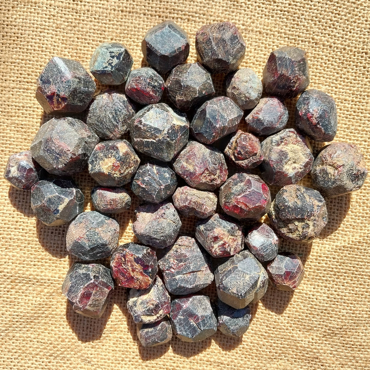 Garnet dodecahedron – Mother Forager